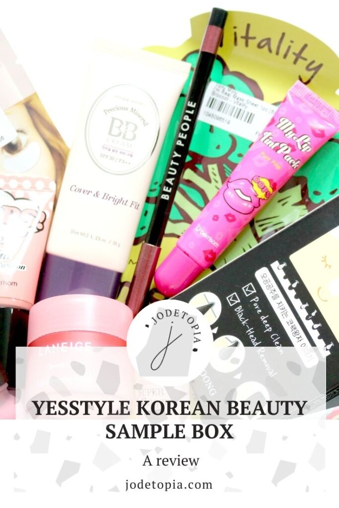 YesStyle Korean Beauty Sample Box – A Review