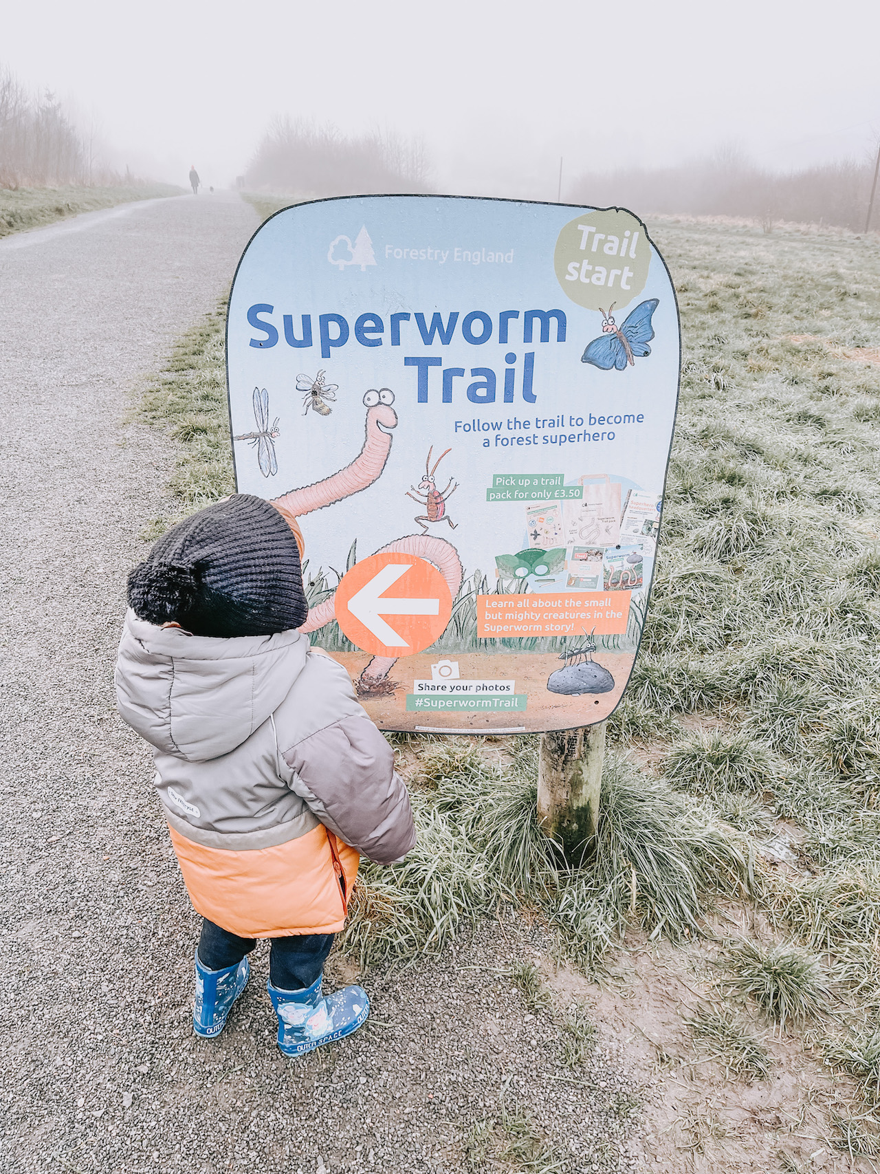 Superworm Trail at Jeskyns Community Woodlands in Kent