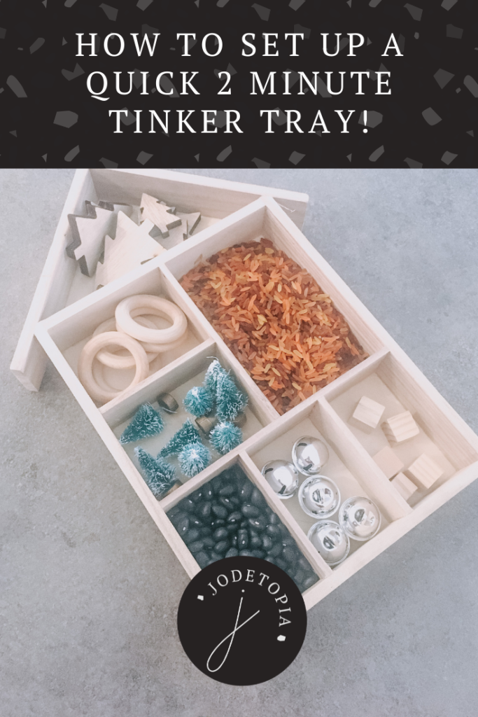 How To Make A Sensory Tinker Tray for Your Child